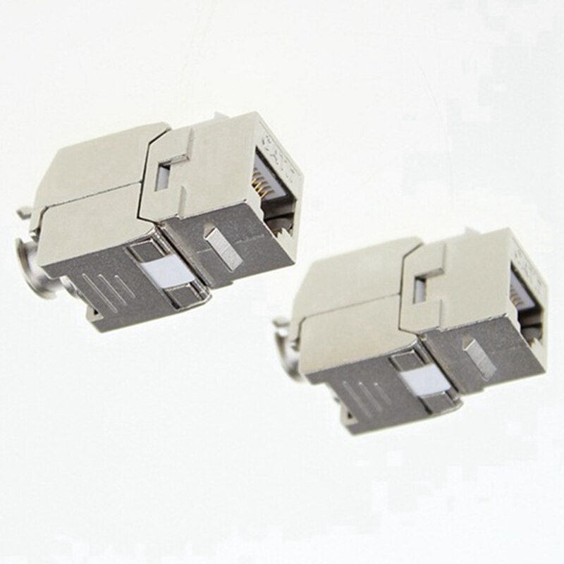 24 Pcs RJ45 Keystone Cat7 Cat6a Shielded FTP Zinc ... – Grandado