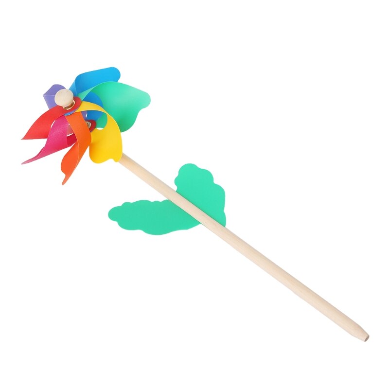 HBB Windmill Kid Toys Wood Stick Lawn Yard Garden ... – Grandado