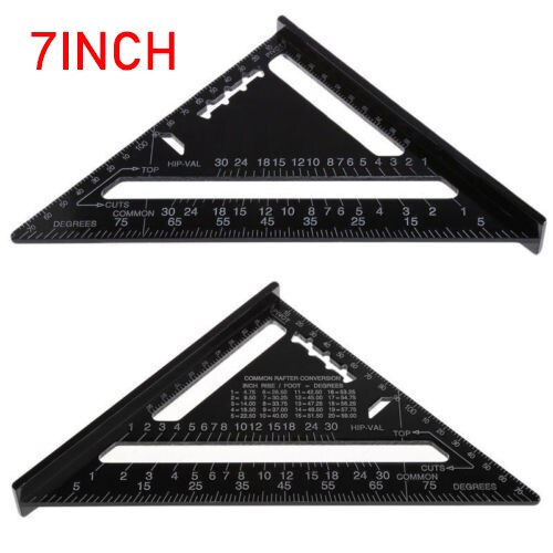 Triangle Angle Ruler Metric Aluminum Alloy Protrac... – Grandado