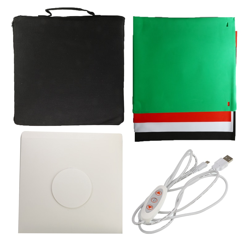 2 LED Folding Lightbox 40cm Portable Tabletop Shoo... – Grandado