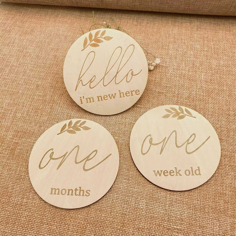 Baby Milestone Kaarten Voor Baby Foto Pasgeboren T... – Vicedeal