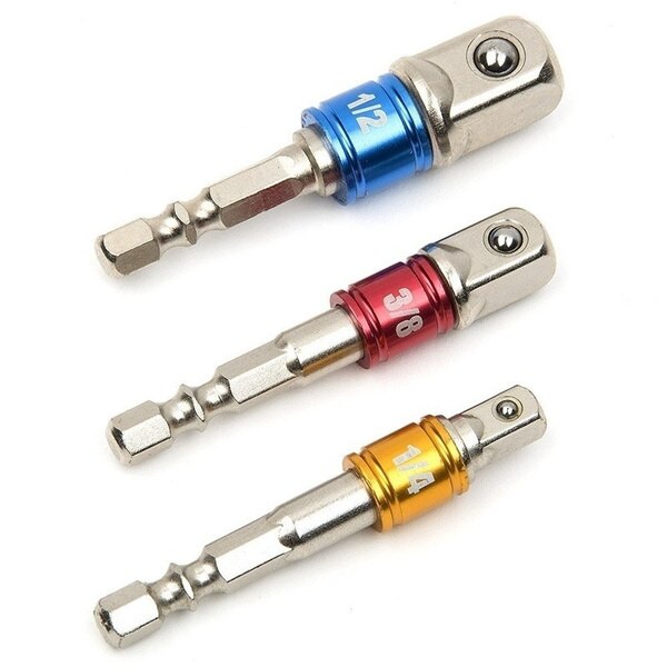 Wrench Socket Adapter Drill BIts Set Hex Shank 1/2... – Grandado