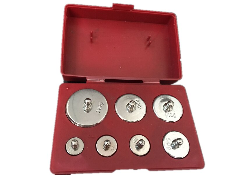 Calibration Weight Set 200g 100g 50g 20g 10g 5g Gr... – Grandado