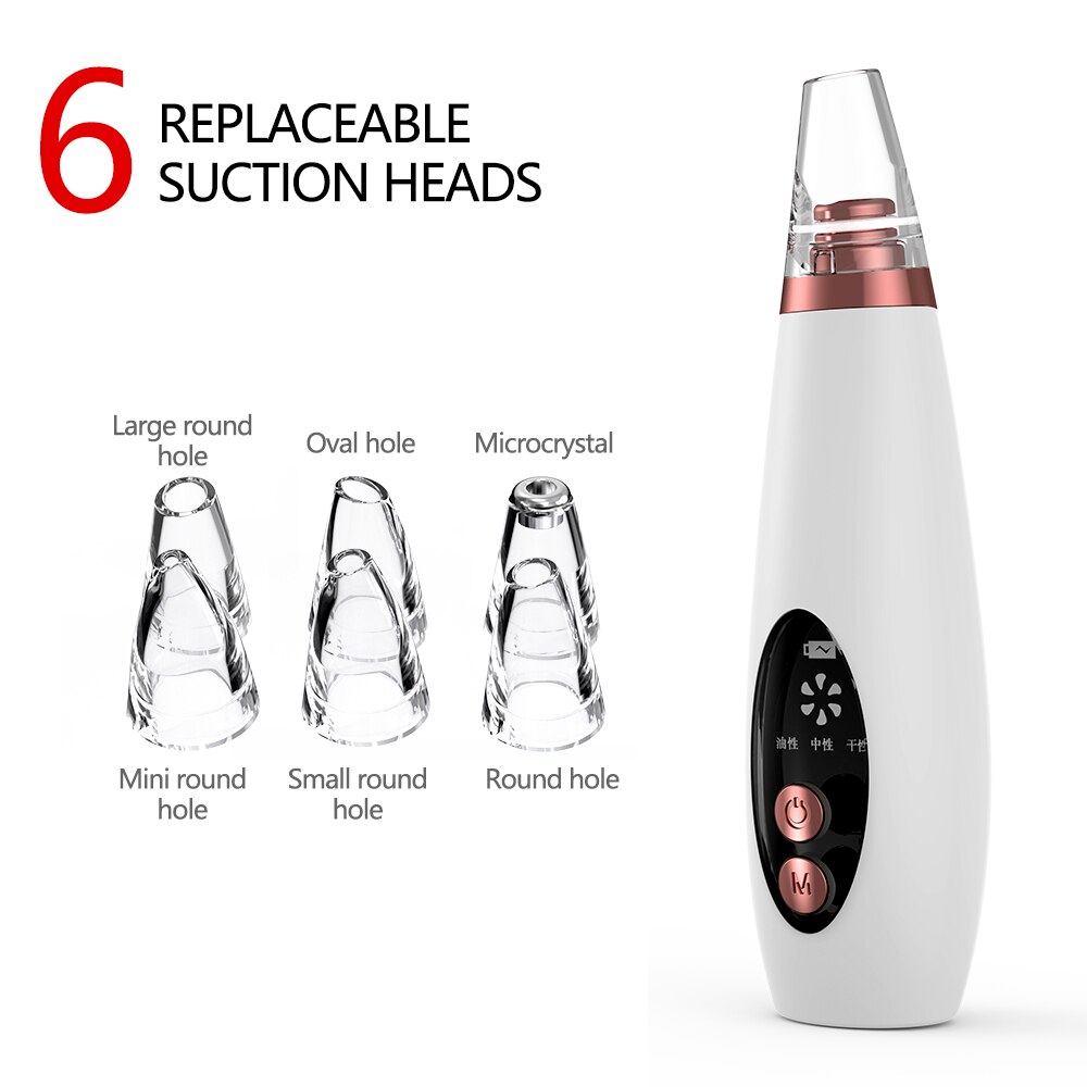 Blackhead Remover Vacuum Skin Cleaner Acne Suction... – Grandado