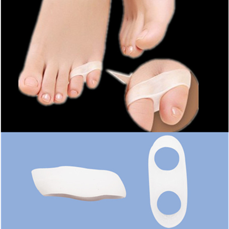 2pcs pedicure silicone gel Small toe overlap foot ... – Grandado