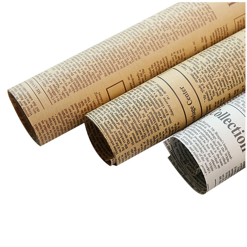 4pcs Nostalgic English Newspaper Vintage Style Pho... – Grandado