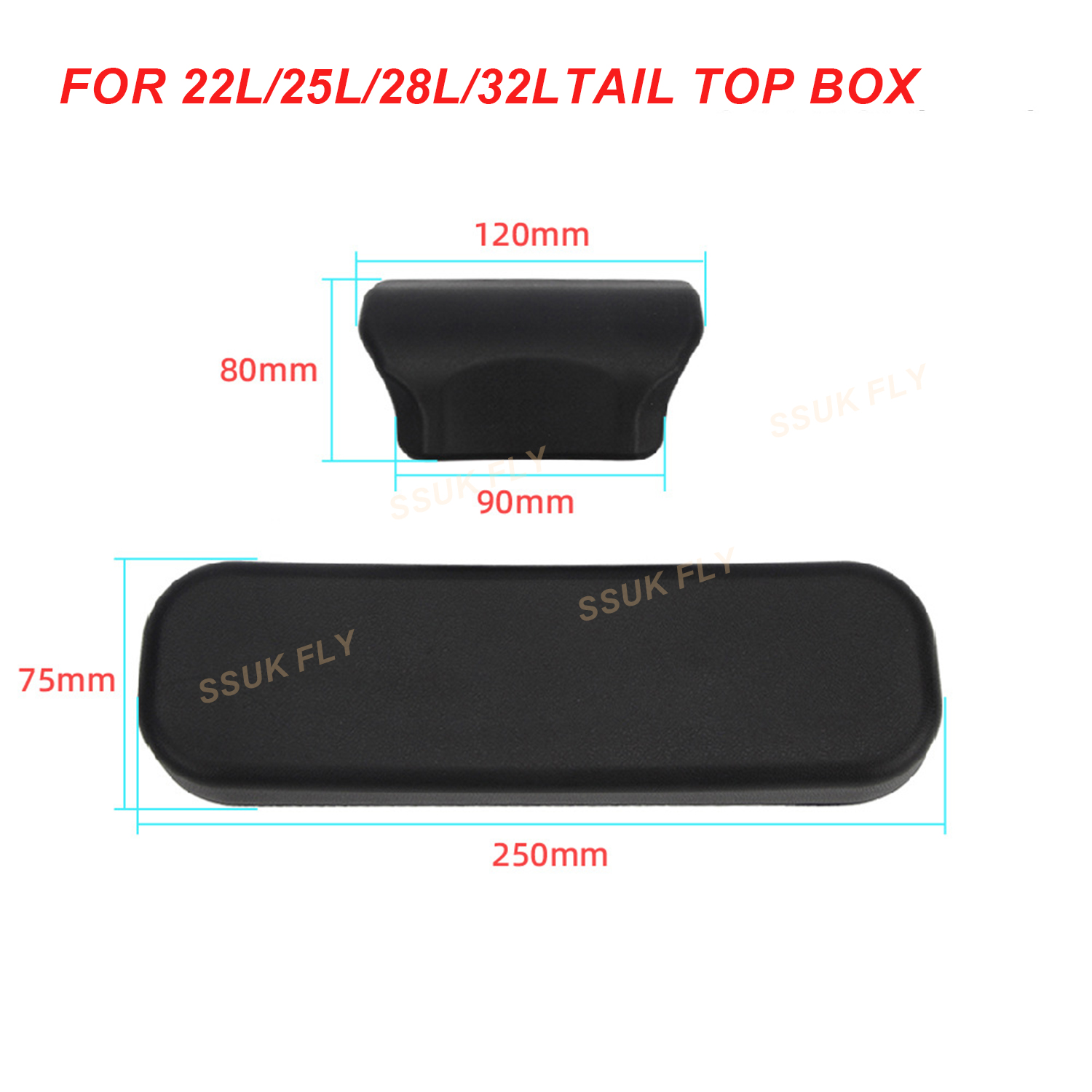 36L 45L Motorcycle Passenger Backrest Back Pad Uni... – Grandado