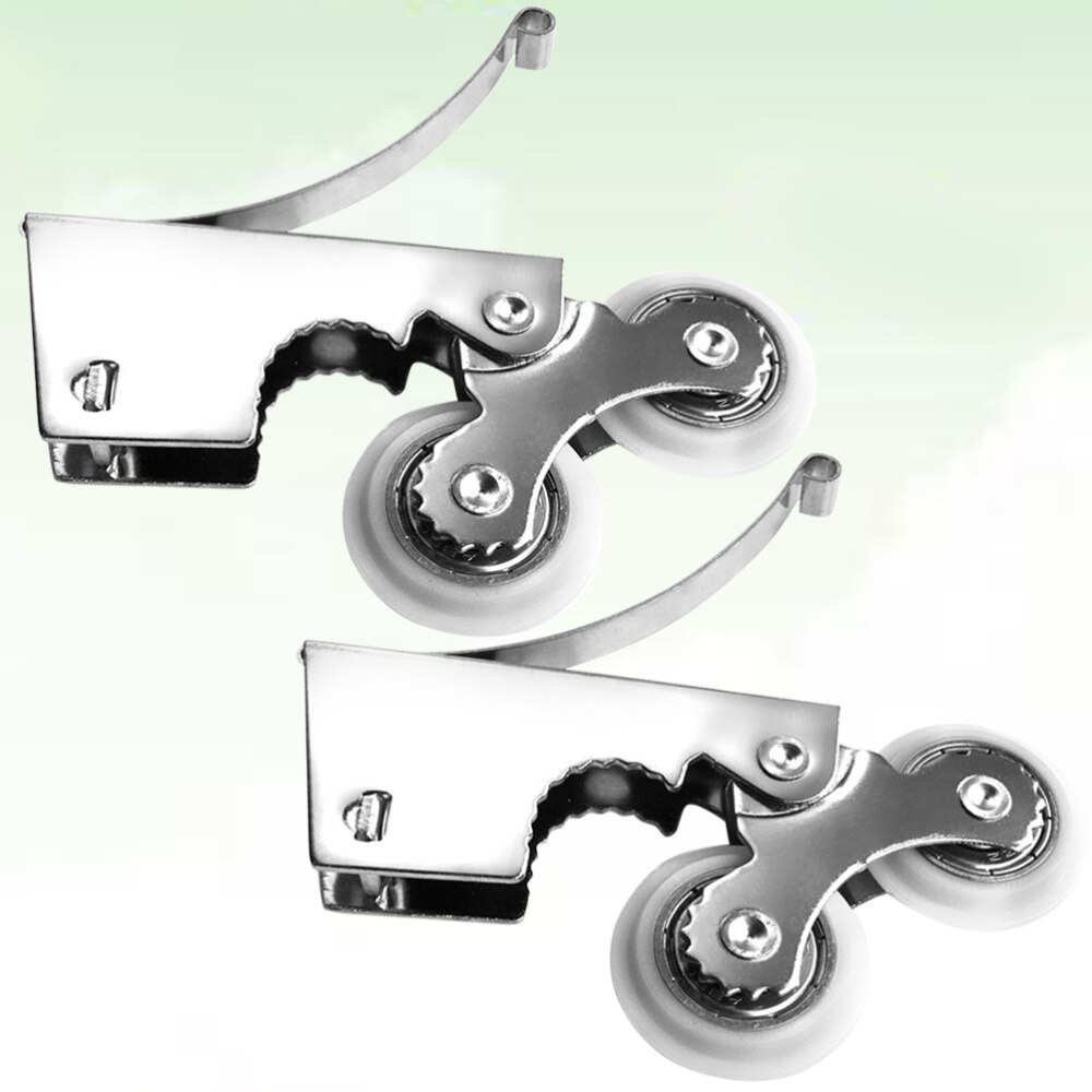 2 Stuks Dubbele Wiel Deur Lopers Rollen Vervanging... – Vicedeal