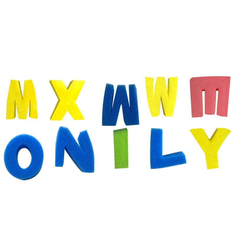 26 Pcs Capital Letters Sponge Foam Drawing Alphabe... – Grandado