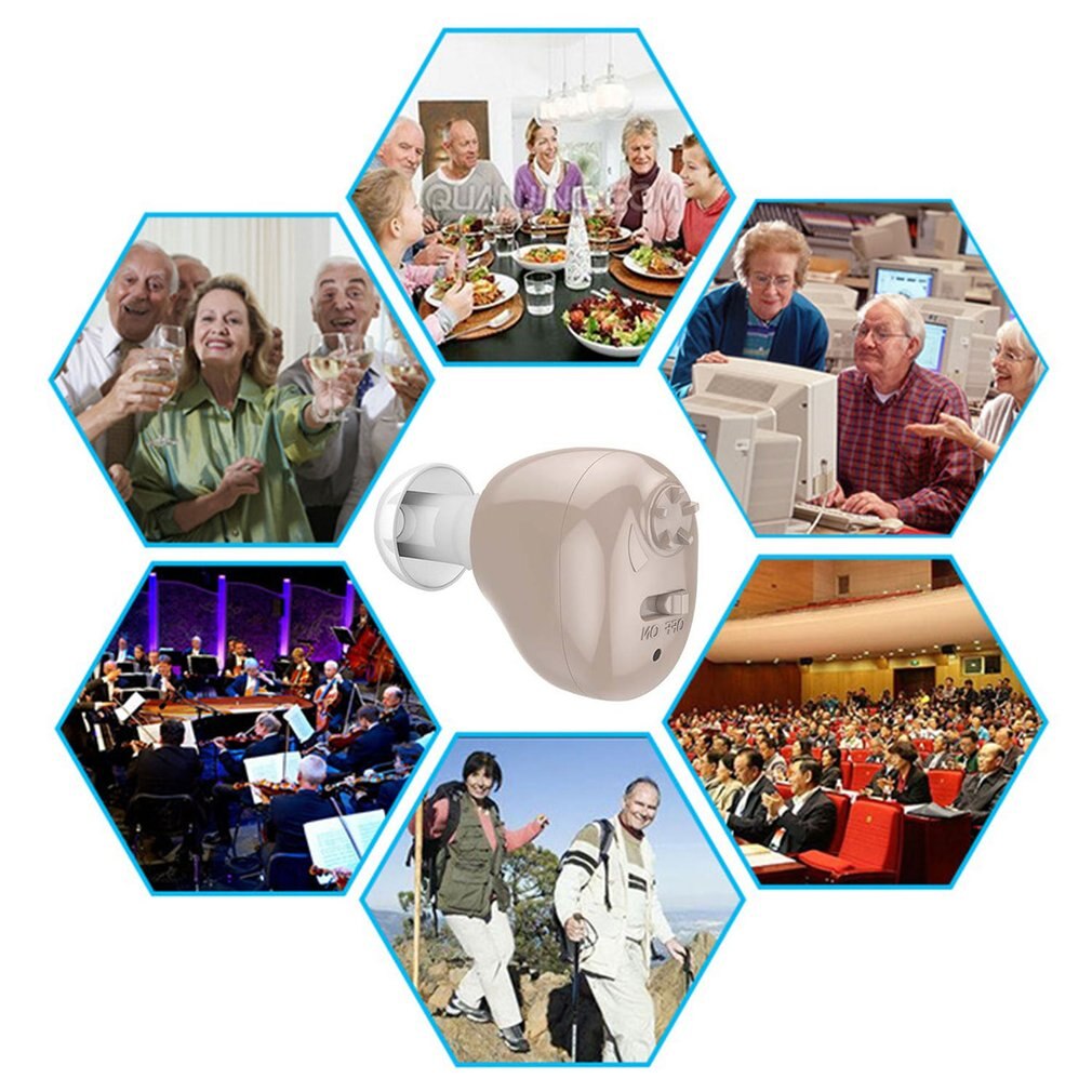 best ITC Hearing Aid Rechargeable Hearing Amplifie... – Grandado