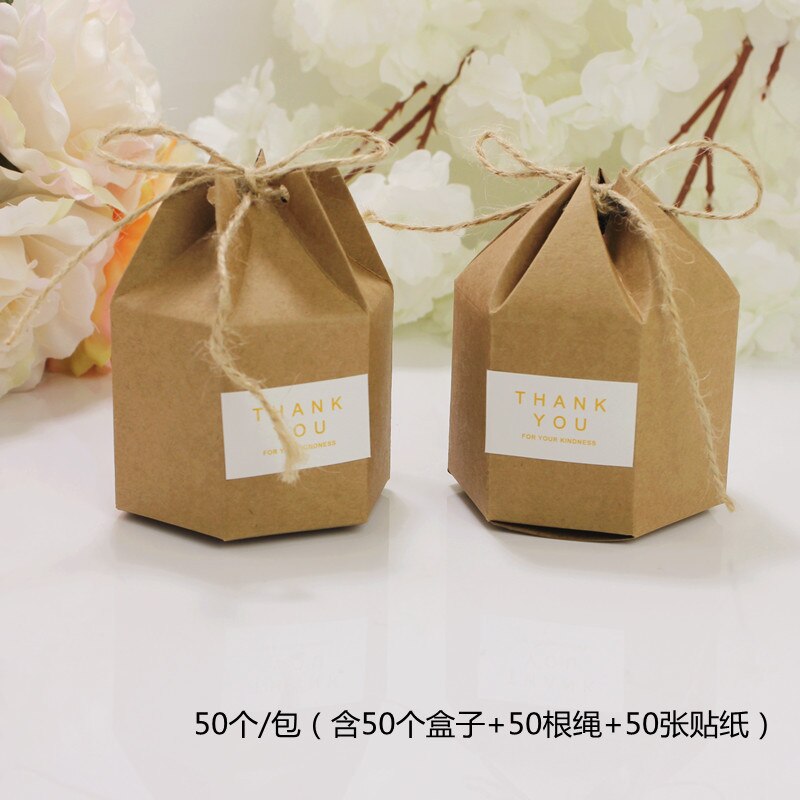 50pcs small Kraft Paper package cardboard box Lant... – Grandado