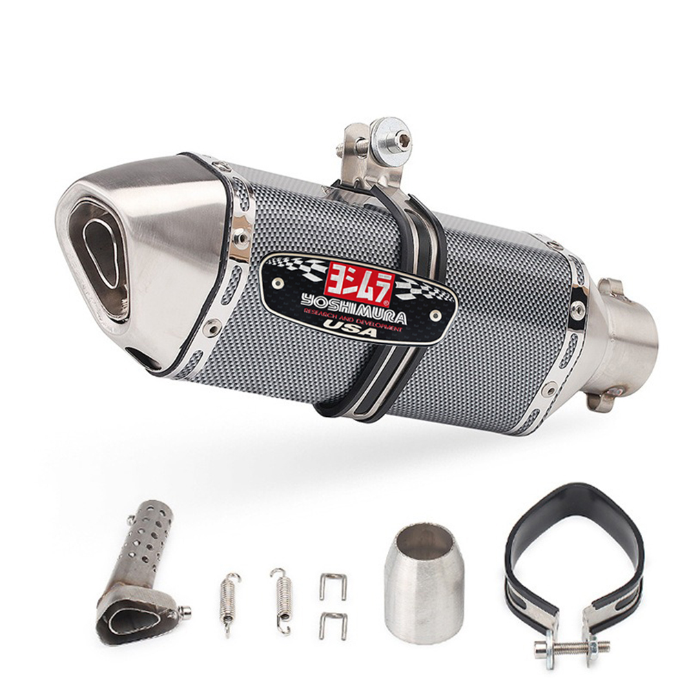 Motorcycle ID: 51mm Exhaust Pipe Stainless Steel M... – Grandado