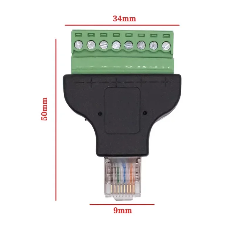 RJ45 Male To Adaptor RJ45 Female To 8 Pin RJ45 Con... – Grandado