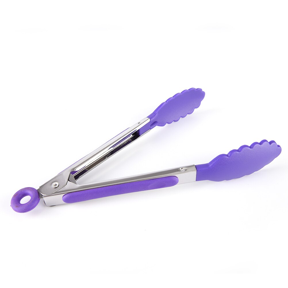 Silicone Food Clip Serving BBQ Meat Tongs Easy Sal... – Grandado