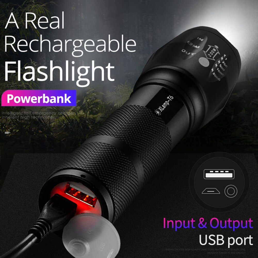 Wunderschone Cree Led Taschenlampe Ebenbildnull