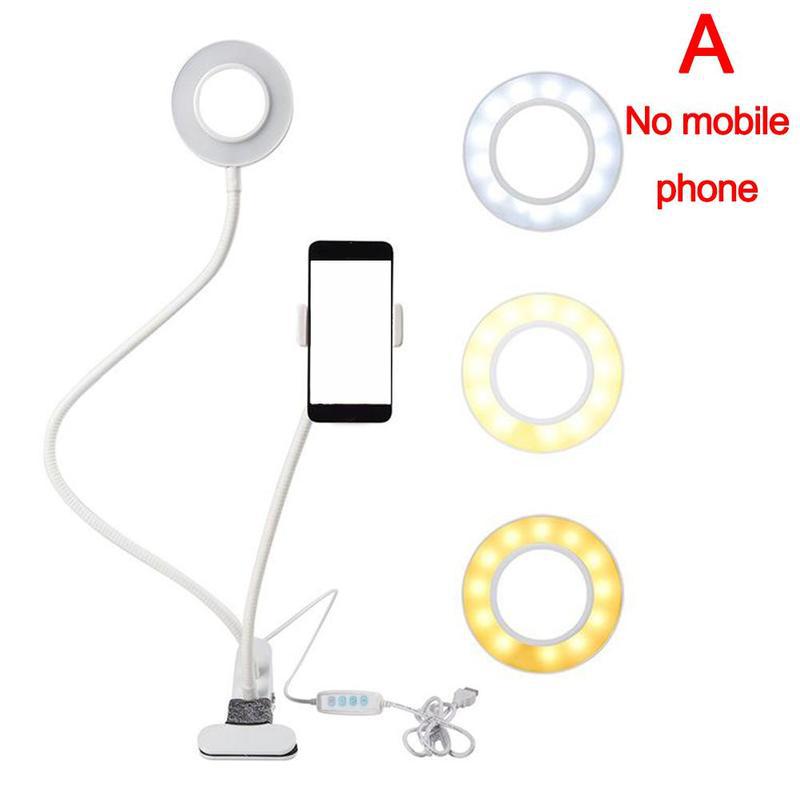 Led Selfie Ring Light Phone Holder Makeup Lamp Min... – Grandado