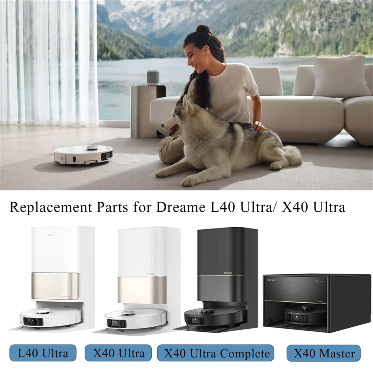 Tilbehør til dreame x40 ultra /l40 ultra /x40 ult... – Grandado