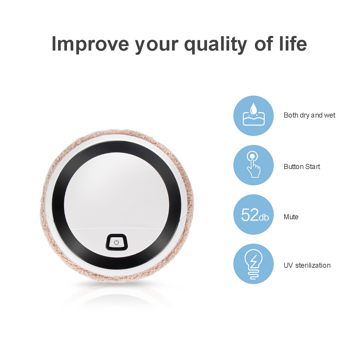 Auto Vacuum Cleaner Robot Cleaning Home Automatic ... – Vicedeal