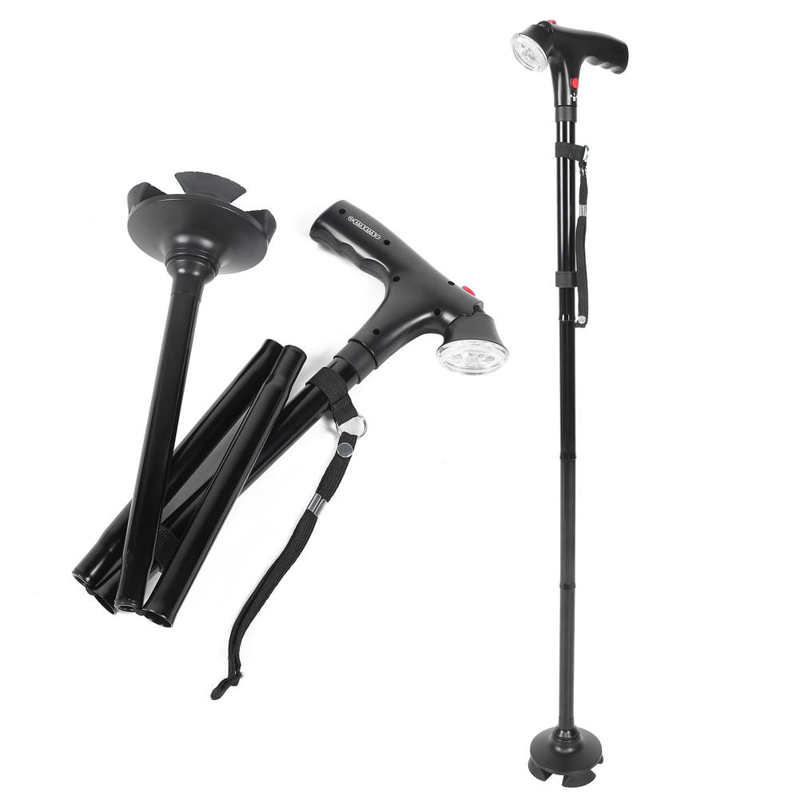 Multifunctional Elderly Walking Stick with Light A... – Grandado
