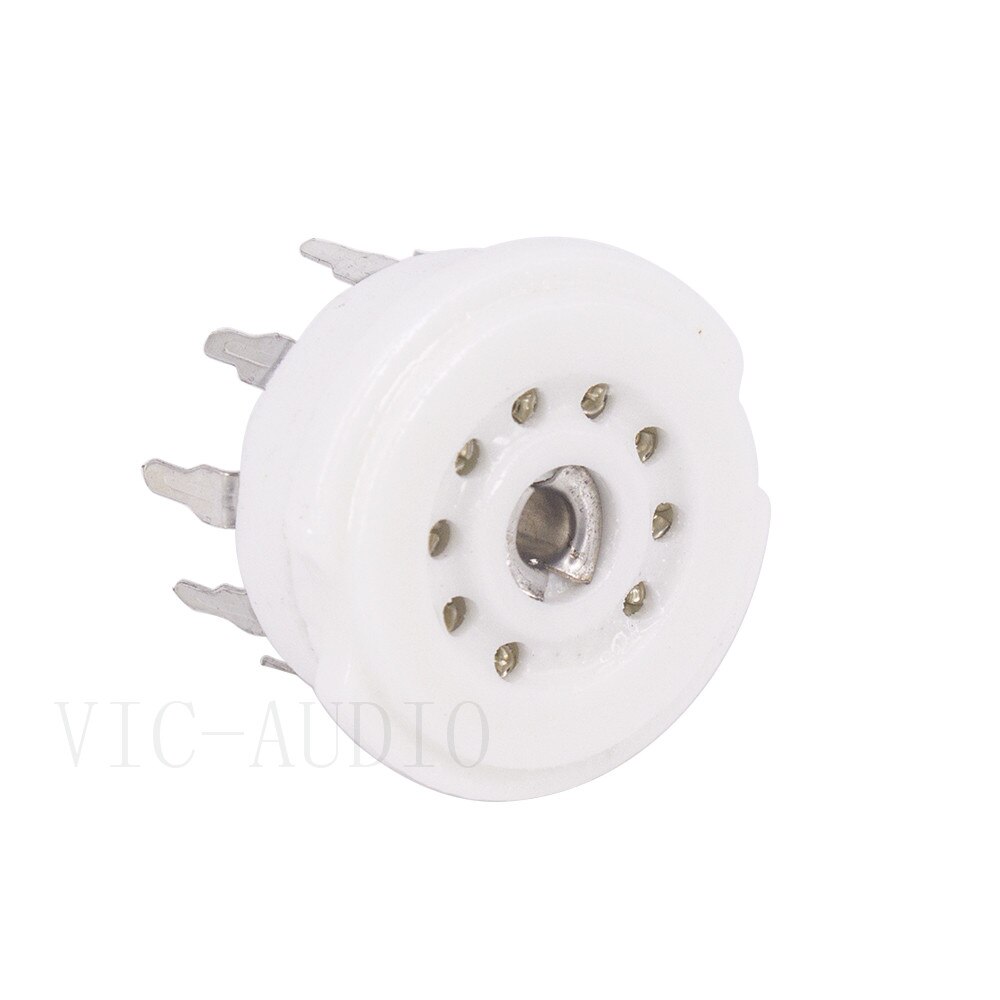 10PCS Ceramic B9A 9pin Valve Tube Socket GZC9-Y1 F... – Grandado