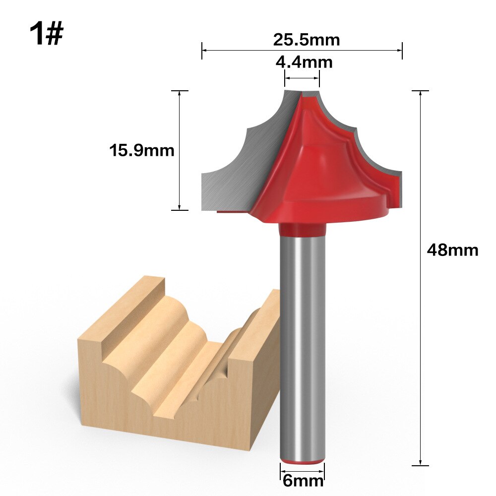 1Pc 6Mm Schacht Frees Houtsnijwerk Open End Carvin... – Vicedeal