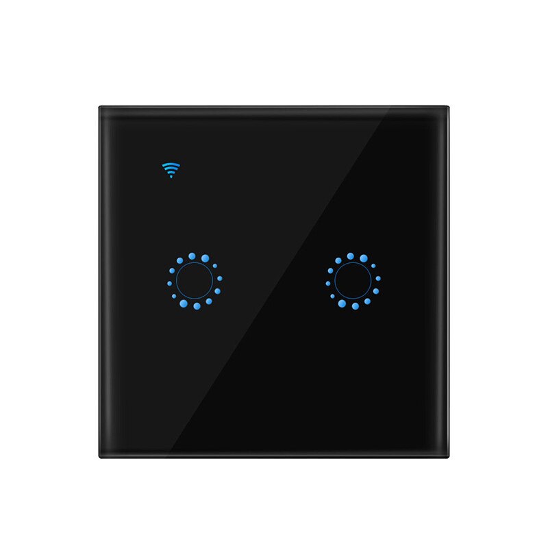 Smart Light Panel Wall Switch 2 Gang Wifi Light Sw... – Grandado