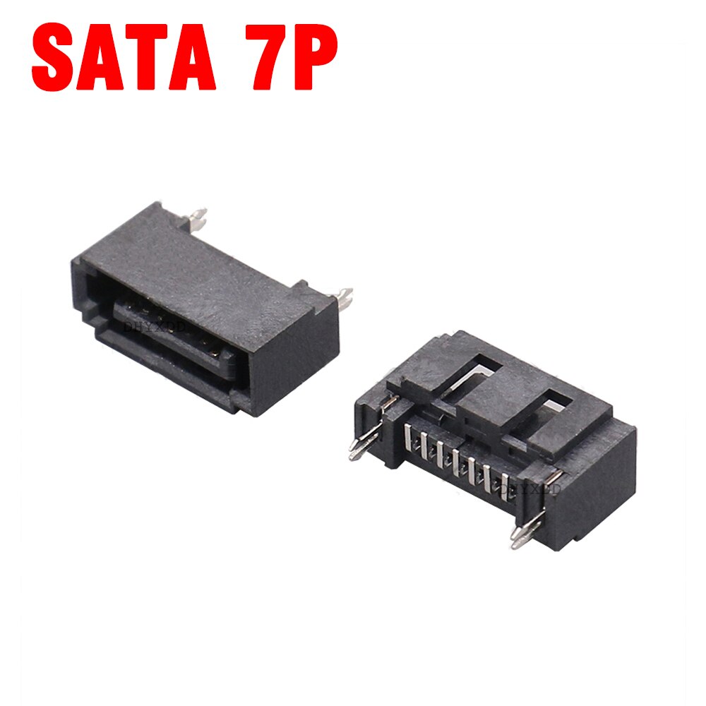 5Pcs SATA Connector Female 7P Right Angle Curved P... – Grandado