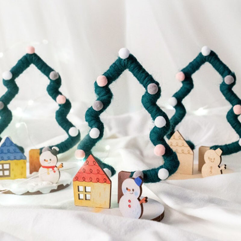 Christmas Wool Tree Children Handmade DIY Craft Ki... – Grandado