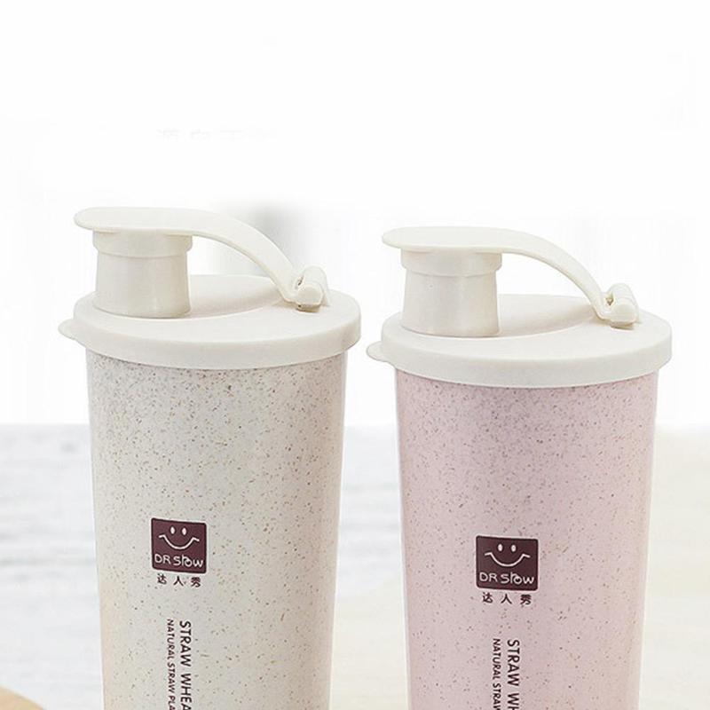 Portable Wheat Straw Water Cup 470ml Double Layer ... – Grandado