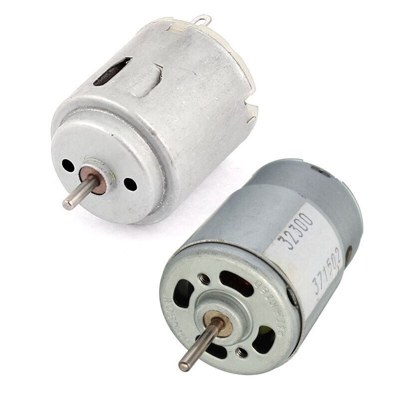 2 Pcs Cylindrical DC Shaft Motor for Smart Cars 6-... – Grandado