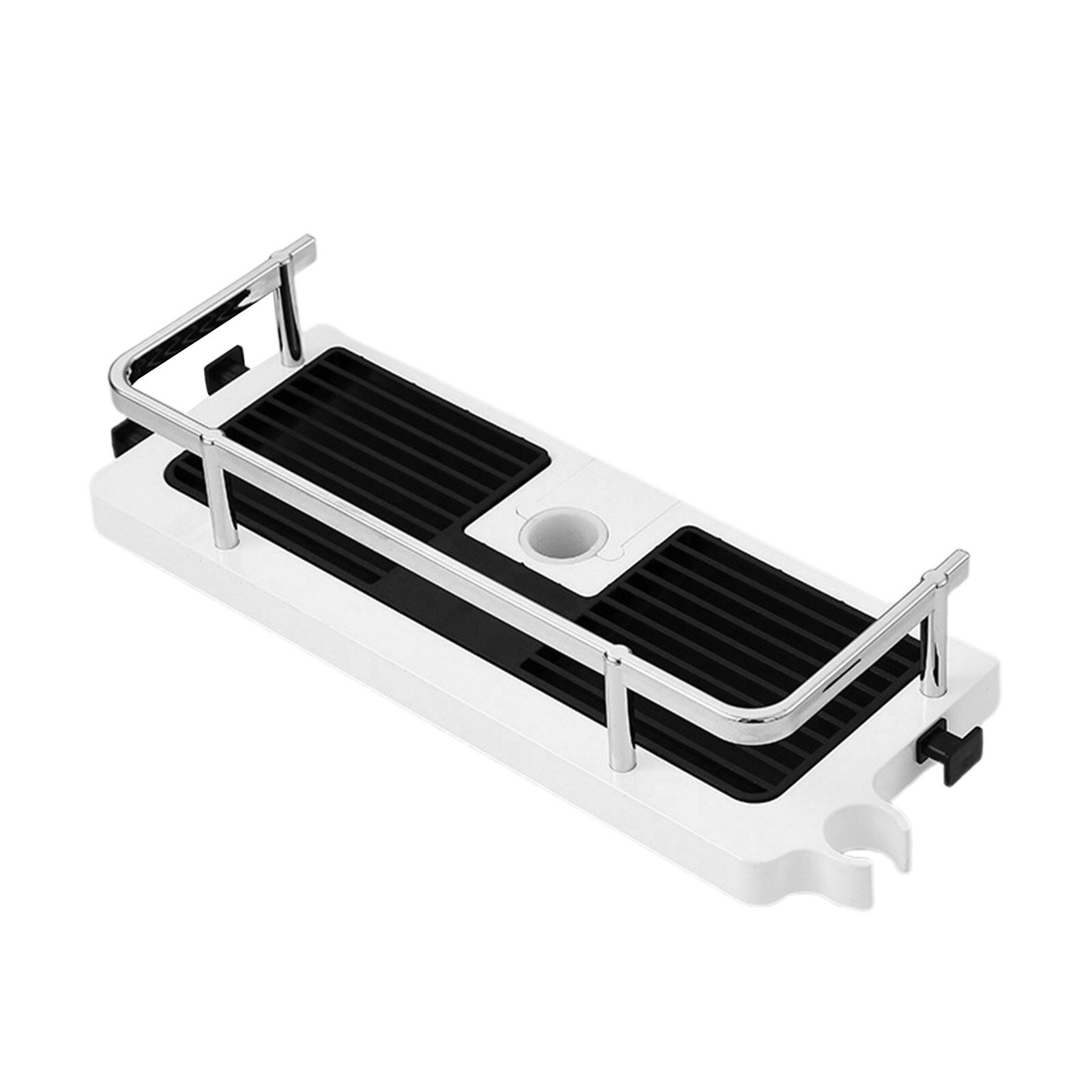 Bathroom Pole Shower Storage Shelf Stand Stainless... – Vicedeal