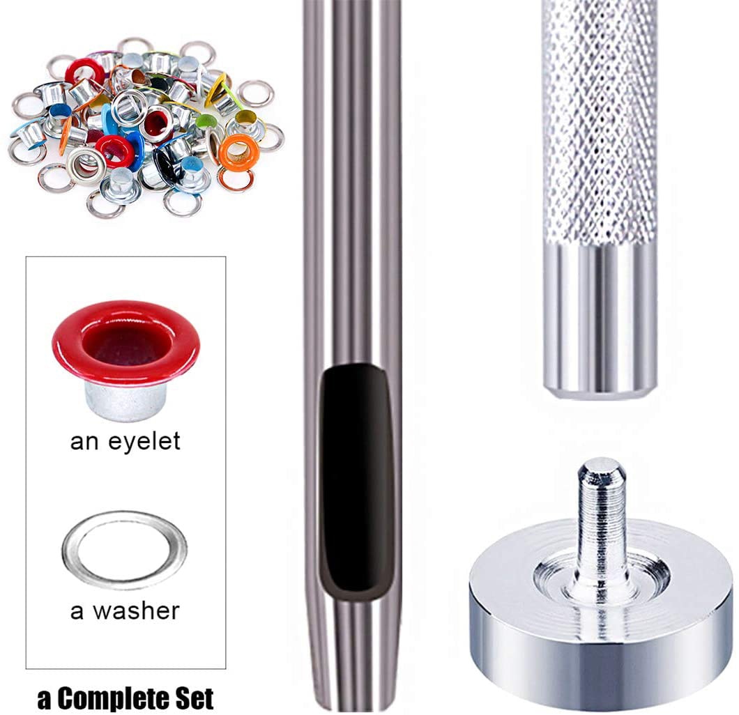 500 Sets Grommet Kit,Grommet Setting Tool Metal Ey... – Grandado