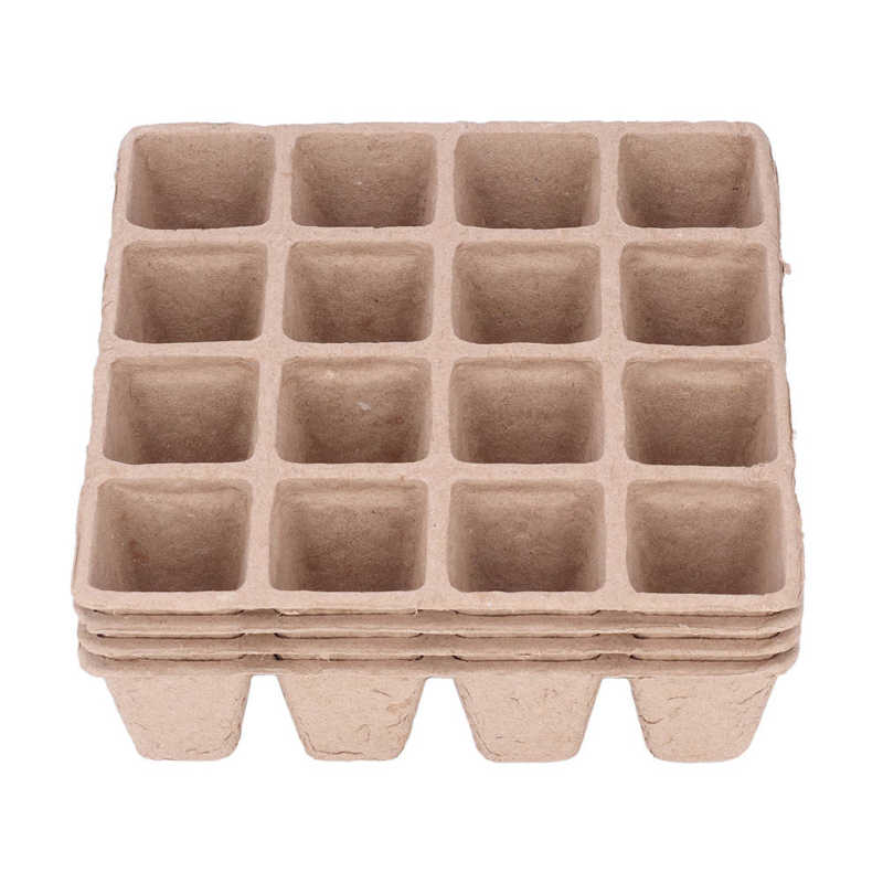Plant Pots Compact Size 16 Grid Seed Starter Nurse... – Vicedeal