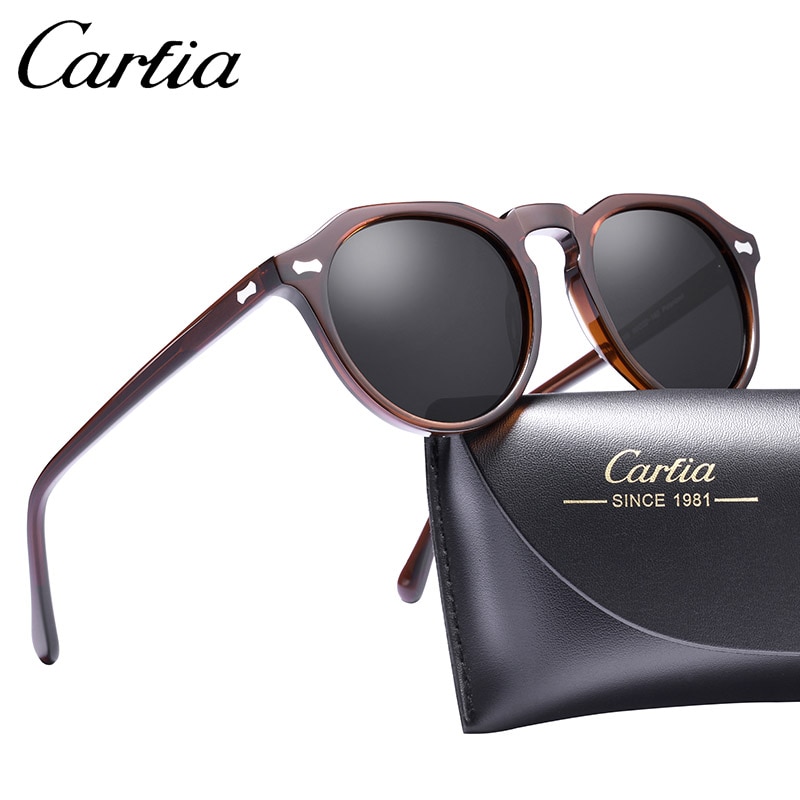 Carfia Gregory Peck Polarized Sunglasses Classical... – Grandado