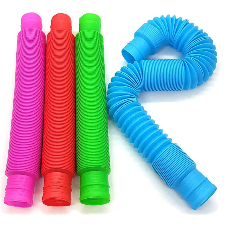 5Pcs/8Pcs Sensory Tube Toy Colorful Pop Telescopic... – Grandado