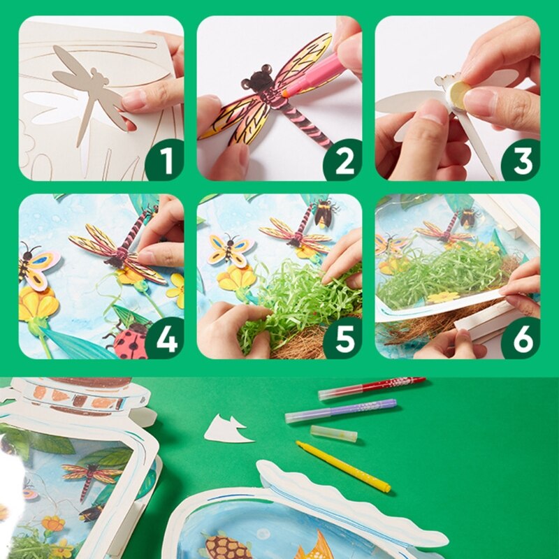 77HD 1Set World In Bottle DIY Craft Material Art C... – Grandado