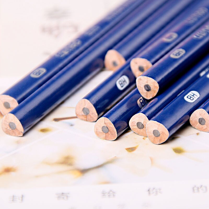 Deli 12pcs/Lot Wooden Lead Pencils HB Pencils Stat... – Vicedeal