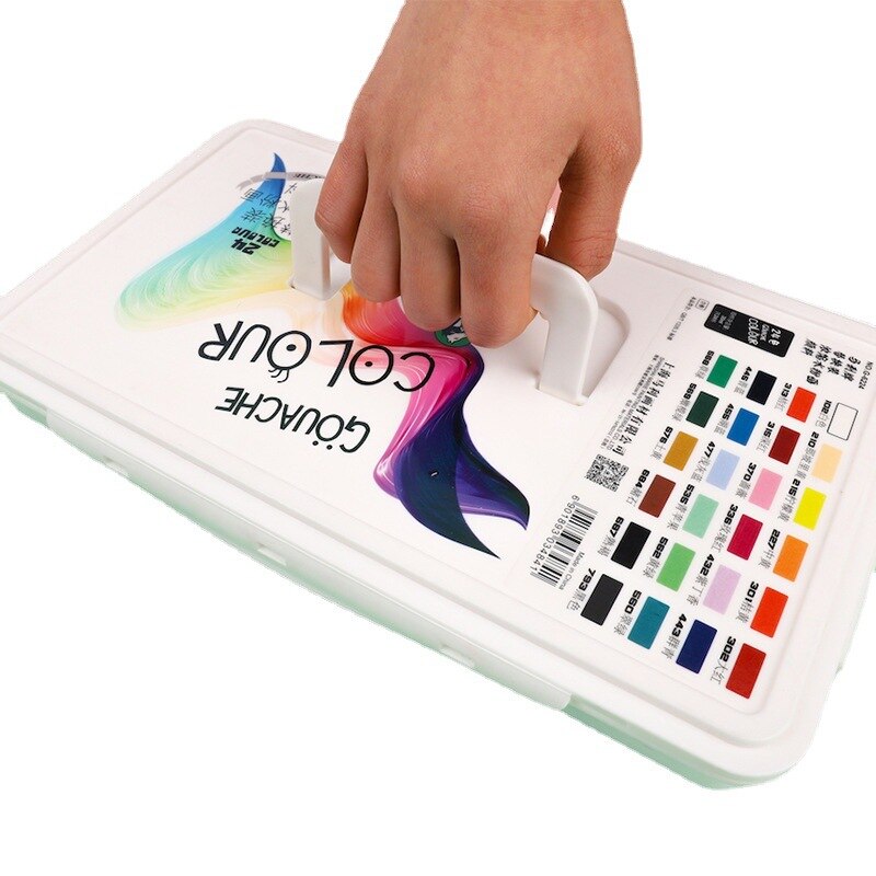 20/24 Colors Gouache Paint Set with Palette 30ml W... – Vicedeal
