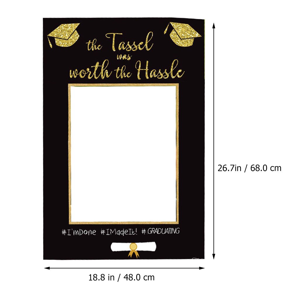 1Set Selfie Photo Prop Frame Prop 2022 Graduation ... – Grandado