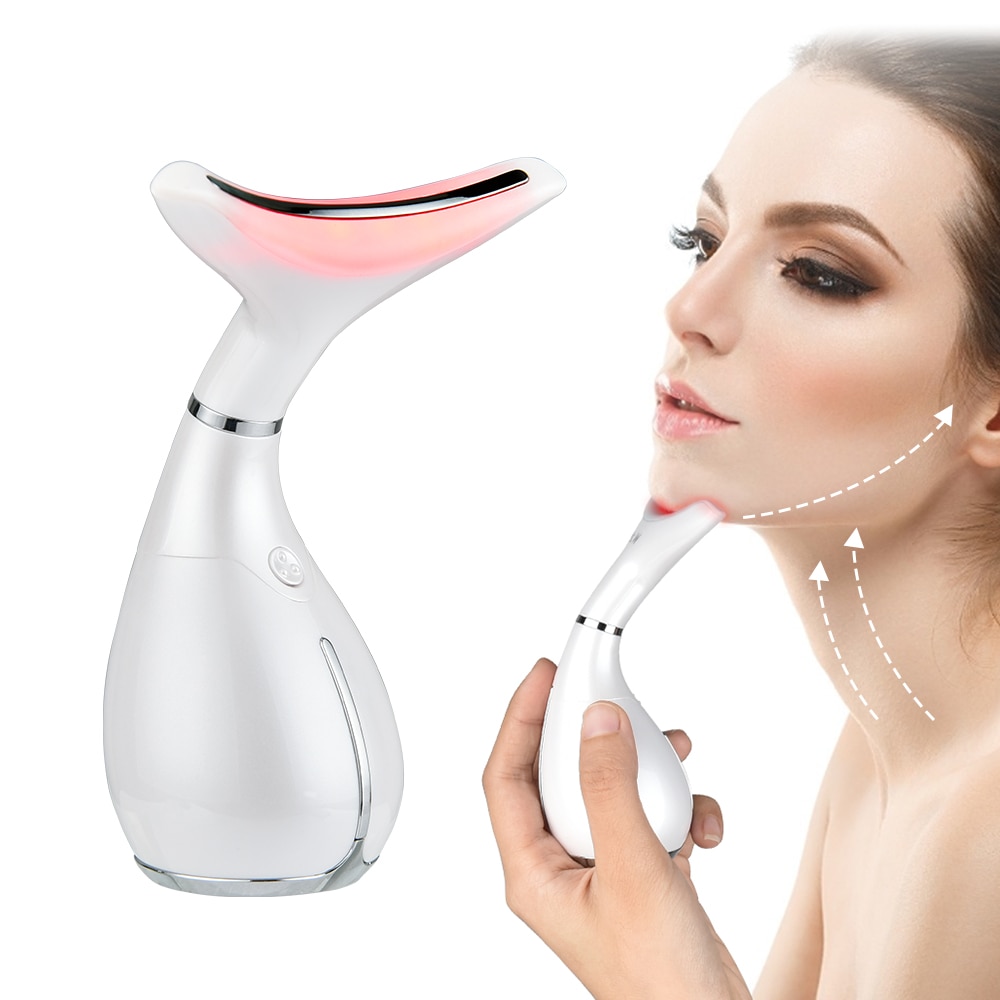 3 Color LED Facial Sagging Wrinkles Remover Photon... – Vicedeal