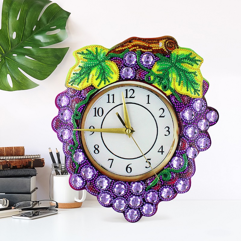 DIY Mandala Diamond Painting Clock Luminous Diamon... – Grandado