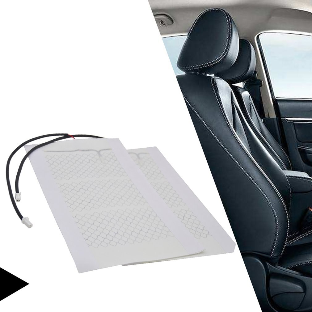 2 Pieces 48X27Cm Fiber Heating Seat Heating 12V Un... – Vicedeal