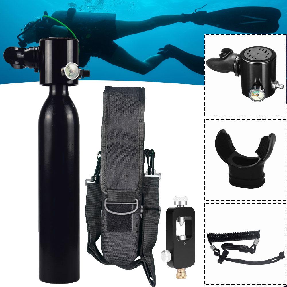 Mini 0.5L 34Cm Zuurstof Tank/Anti-Verloren Touw/Mo... – Grandado
