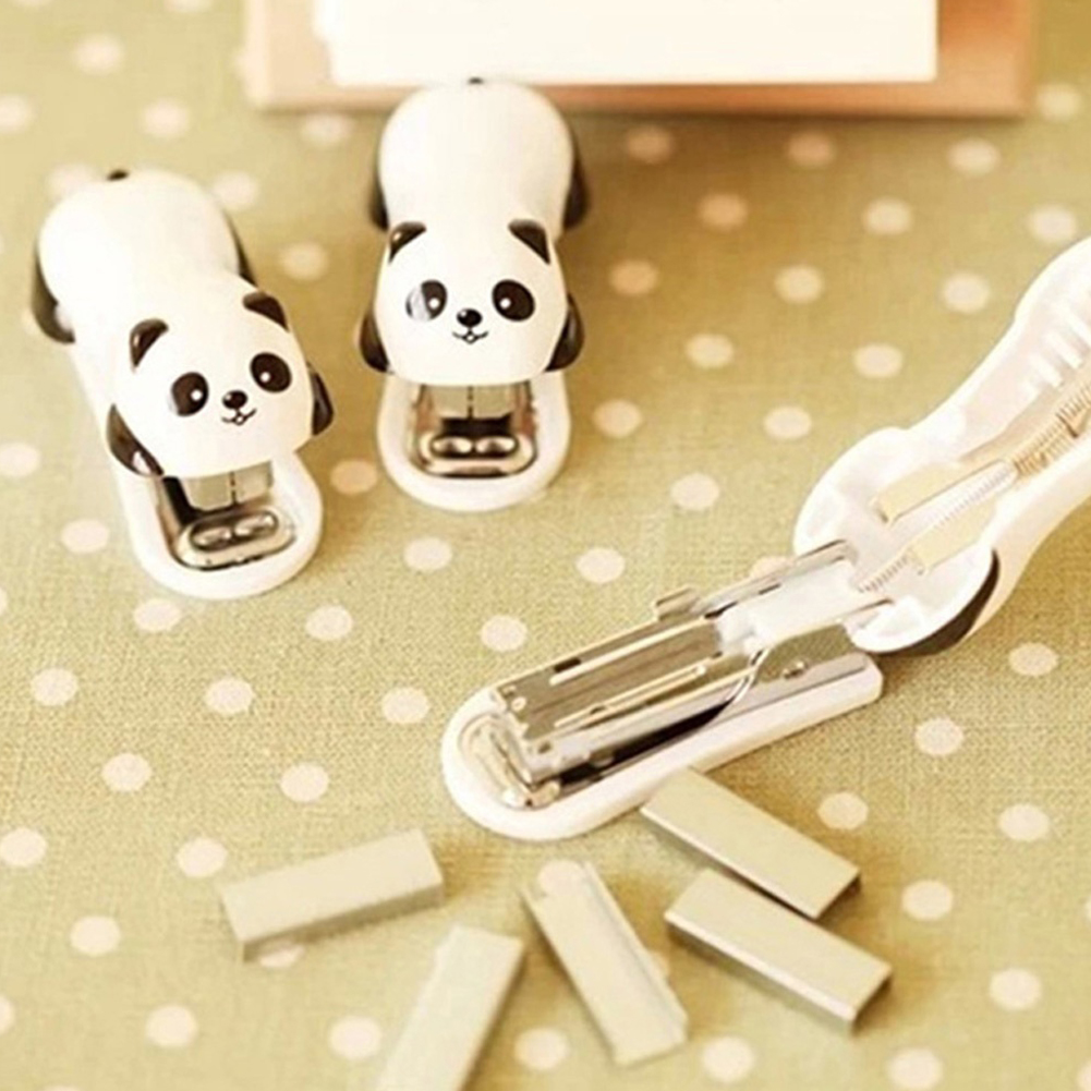 Portable cute Mini Stapler Panda Home Small Paper ... – Grandado