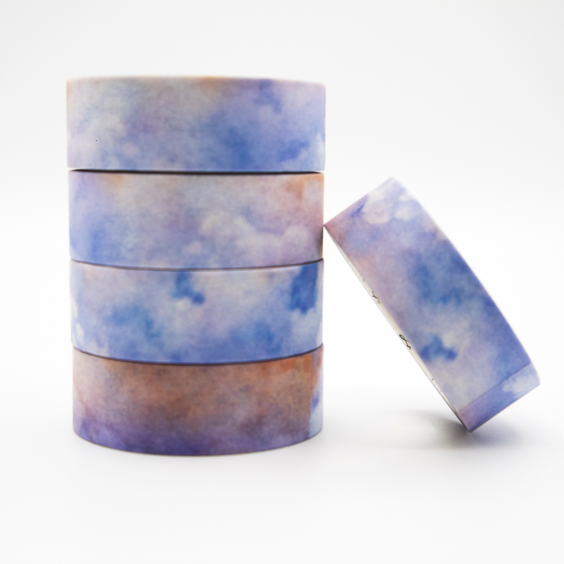 Colored Clouds Washi Tape Sticky Color Decorative ... – Vicedeal