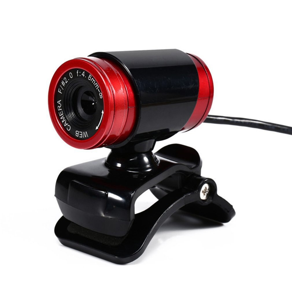 Red 480P Computer Camera USB Web Camera Manual Foc... – Grandado