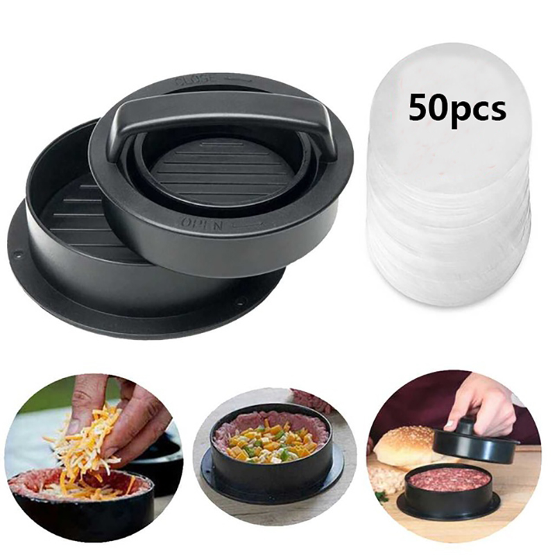 Hamburger Maker Round Shape Non-Stick Chef Cutlets... – Vicedeal