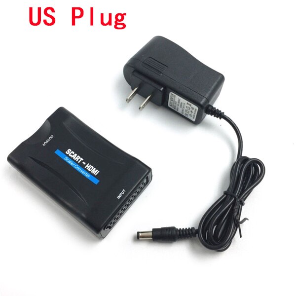 Eu/Us Power Plug 1080P Scart Naar-Compatibel Conve... – Grandado