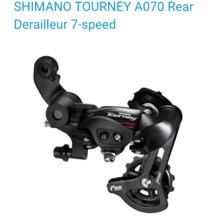 SHIMANO TOURNEY A070 -RD-A070- Rear Derailleur - 7... – Grandado