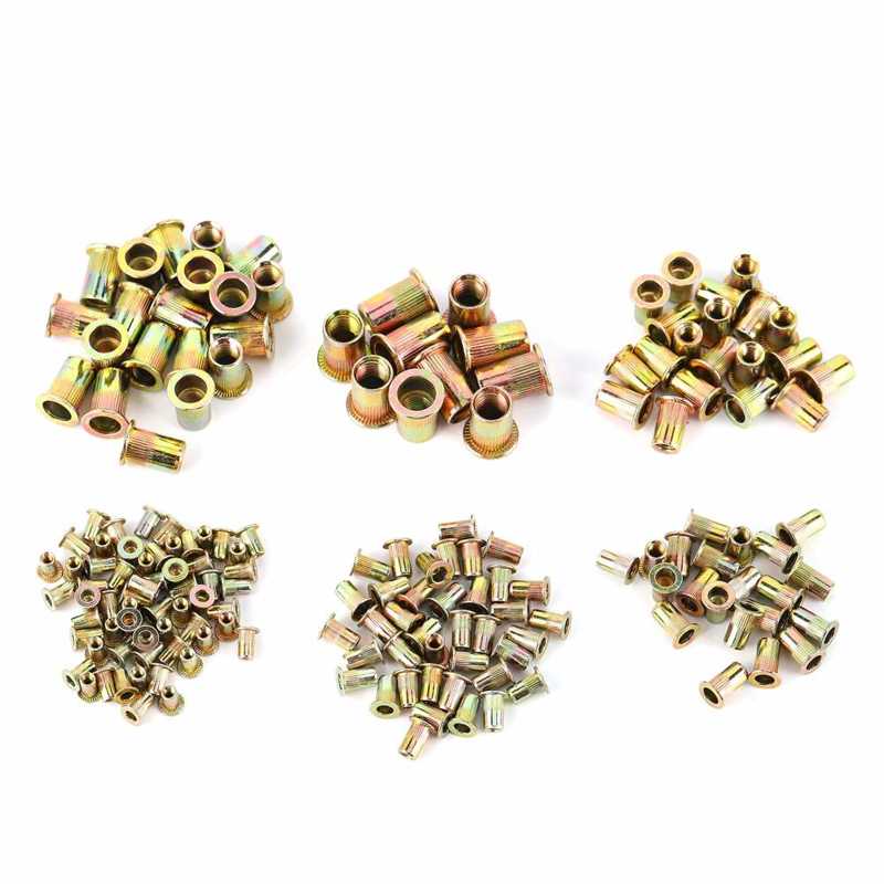 ferreteria threaded insert Color-Plated Zinc Rivet... – Vicedeal